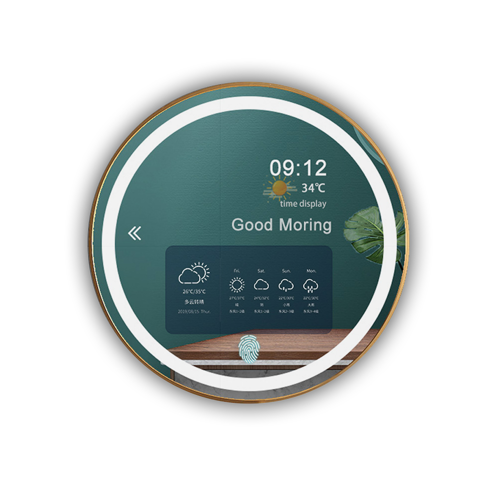 China 23.6inch Round Shape LCD Touch Screen Smart Magic Mirror for ...